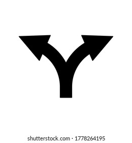 Two Arrows Icon Symbol Vector On Stock Vector (Royalty Free) 1778264195 ...