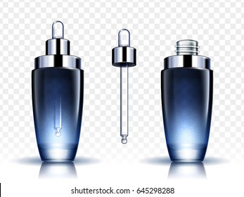 Two Blank Droplet Bottles Droplet Middle Stock Vector (Royalty Free ...