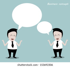 Two Businessmen Discussing Stock Vector (Royalty Free) 153692306 ...