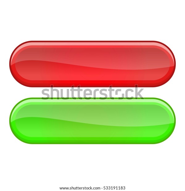 Two Buttons Icon Cartoon Illustration Two: เวกเตอร์สต็อก (ปลอดค่า ...