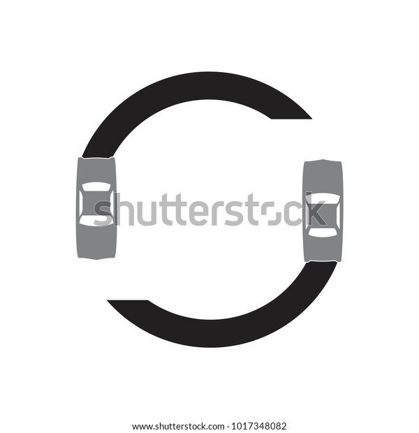 Two Cars Circle Logo Vector Stock Vector (Royalty Free) 1017348082 ...