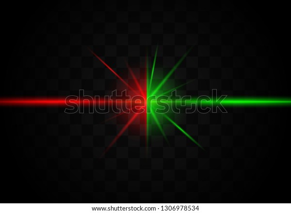 Two Color Forces Lights Stock Vector (Royalty Free) 1306978534 ...