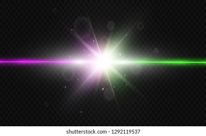 Two Color Light Isolated On Transparent Stock Vector (Royalty Free ...