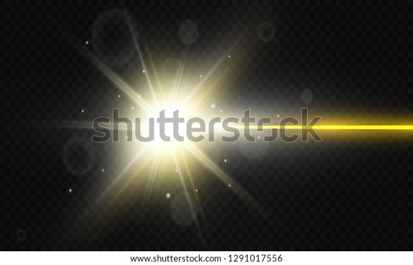 Two Color Light Isolated On Transparent Stock Vector (Royalty Free ...