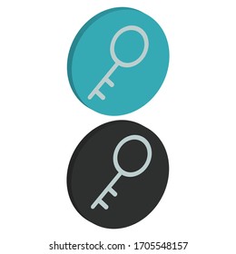 Two Color Right View Flaticon Round Stock Vector (Royalty Free ...