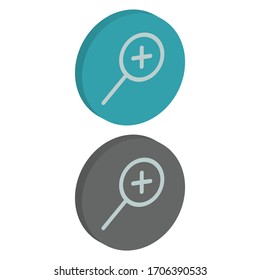 Two Color Right View Flaticon Round Stock Vector (Royalty Free ...