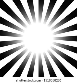 Two Colors Sunburst Design Abstract Background Stock Vector (Royalty ...