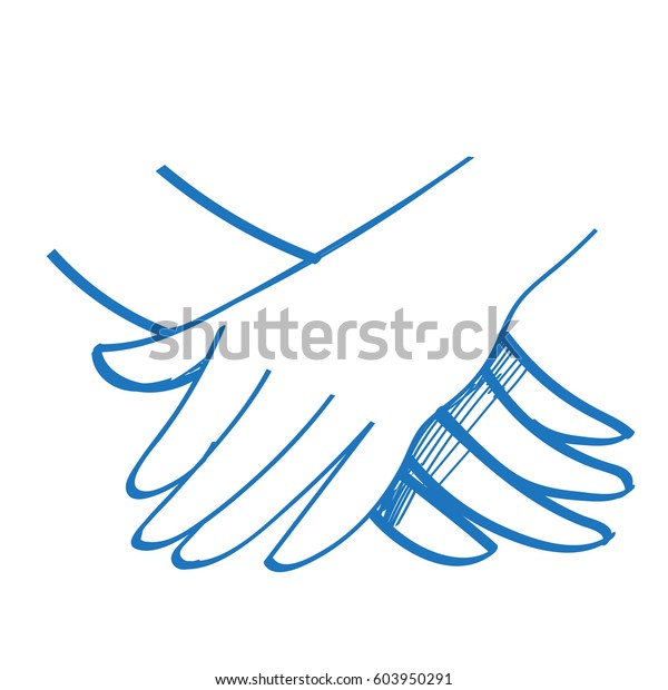 Two Crossed Arms Element Infographics Hand Stock Vector (Royalty Free ...