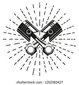 Exploding Car Engine Piston Vector Illustration: เวกเตอร์สต็อก (ปลอดค่า ...