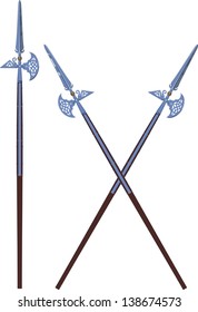 272 Crossed halberds Images, Stock Photos & Vectors | Shutterstock