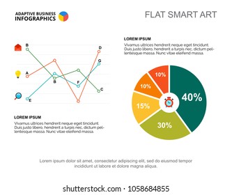 Two Diagram Graphic Presentation Editable Template Stock Vector ...