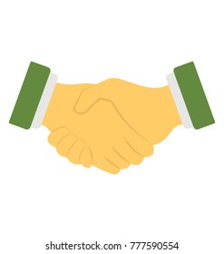 Two Different People Shaking Hands Stock Vector (Royalty Free ...