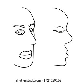 Fashion Girl Girls Head Redhead Vector Stock Vector (Royalty Free ...