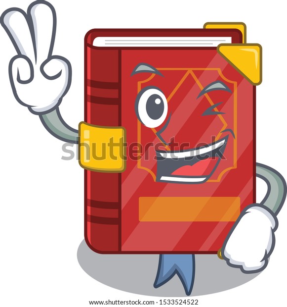 Two Finger Magic Spell Book On Stock Vector (Royalty Free) 1533524522 ...