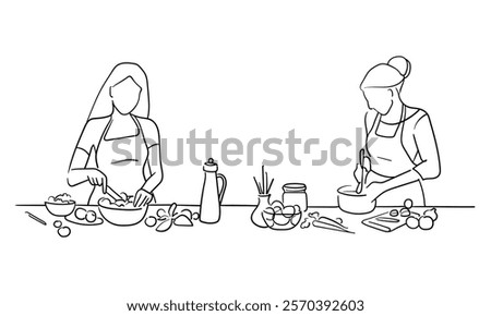 Two Girls Drawing | Free download on ClipArtMag