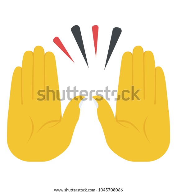 Two Hand Raised Air Concept Success Stock Vector (Royalty Free ...