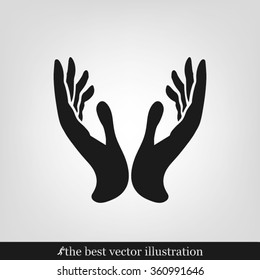 Two Hands Stock Vector (Royalty Free) 360991646 | Shutterstock