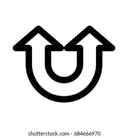 93 Two curved arrow heads Images, Stock Photos & Vectors | Shutterstock