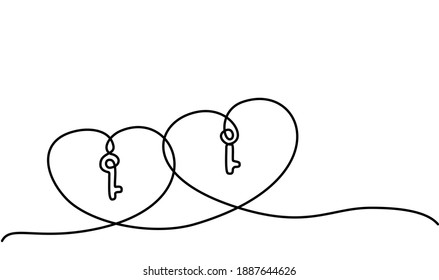 19,338 Single line key Images, Stock Photos & Vectors | Shutterstock