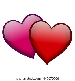 3,698 Red heart with highlight Images, Stock Photos & Vectors ...