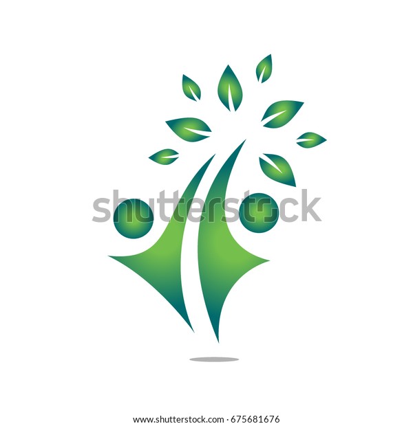 Two Human Go Green Success Logo Stock Vector (Royalty Free) 675681676 Two Human Go Green Success Logo Stock Vector (Royalty Free) 675681676