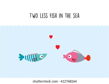 You Only Fish Sea Vector Cute: เวกเตอร์สต็อก (ปลอดค่าลิขสิทธิ์ ...