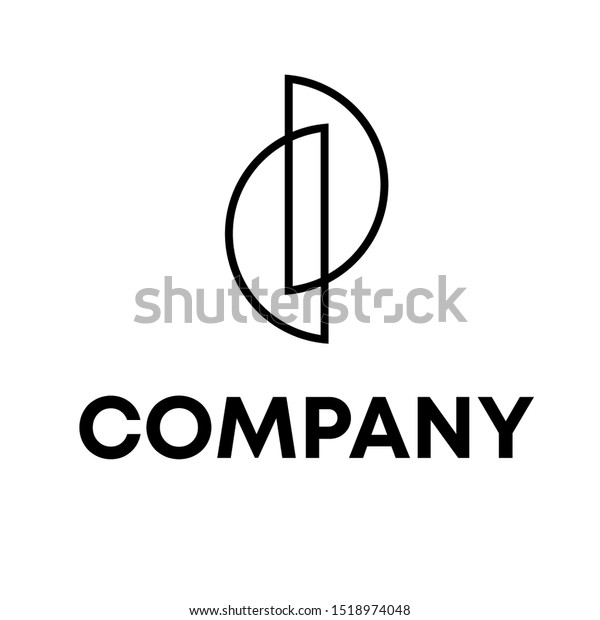 Two Letter D Sign Logo Template Stock Vector (Royalty Free) 1518974048 ...