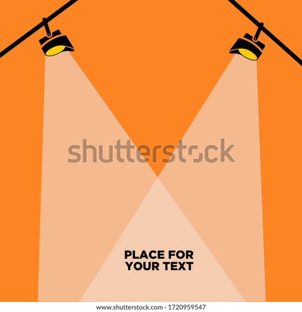 Two Lighting Text Room Stock Vector (Royalty Free) 1720959547 ...