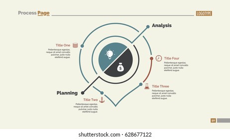Two Main Ideas Strategy Slide Template Stock Vector (Royalty Free ...