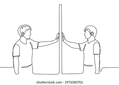 2,291 One line two faces Images, Stock Photos & Vectors | Shutterstock