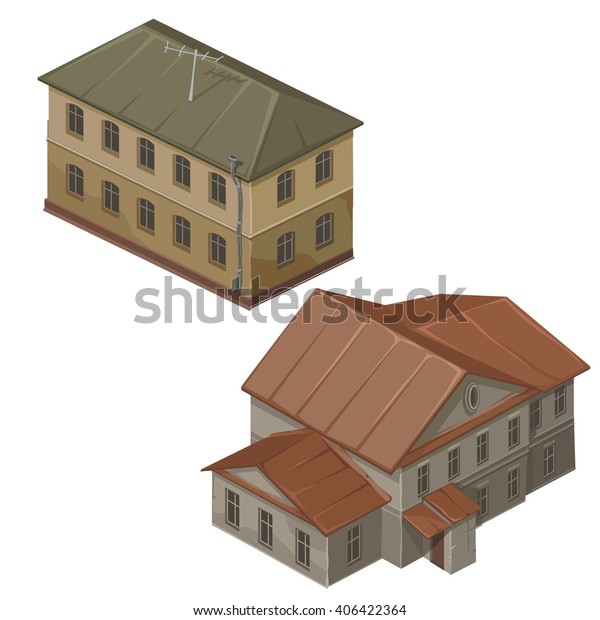 5,505 imágenes de Old house isometric - Imágenes, fotos y vectores de ...