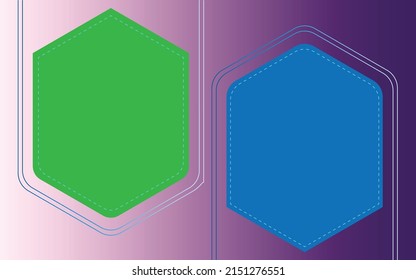 Two Polygon Shape Line Background Background Stock Vector (Royalty Free ...