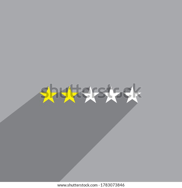 Two Star Icon Vector Sports Icon Stock Vector (Royalty Free) 1783073846 ...