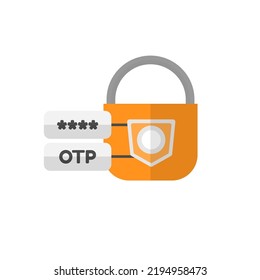 Two Step Authentication Safety Login Two Stock Vector (Royalty Free ...