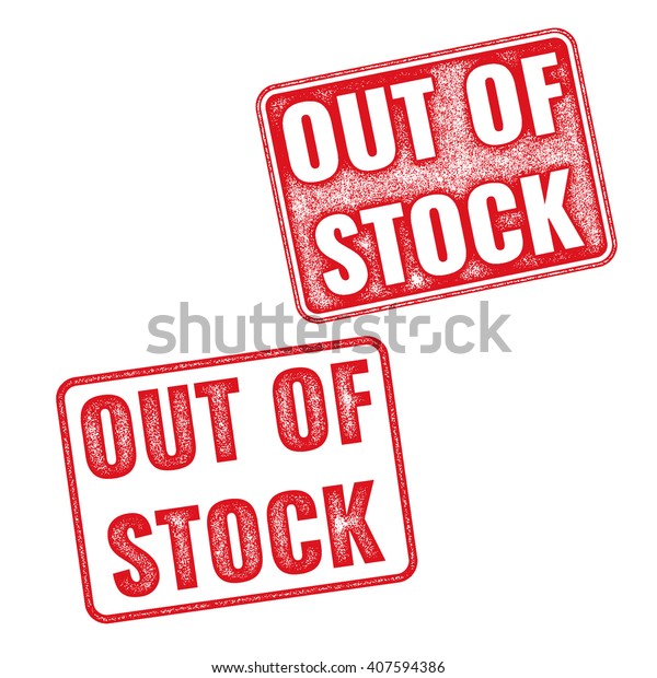 Two Textured Vector Stamps Out Stock Stock Vector (Royalty Free ...