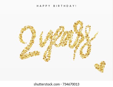 Six Years Number 6 Lettering Sign: vector de stock (libre de regalías ...