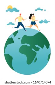 5,664 Running and globe Images, Stock Photos & Vectors | Shutterstock