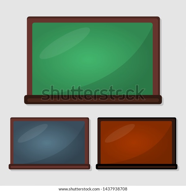 Type Blackboard Isolated Vector Illustration School Stock Vector ...