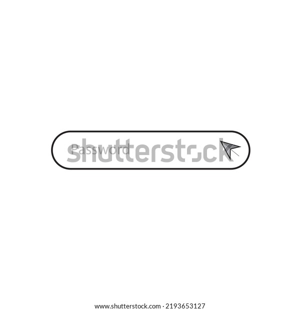 Type Password Search Bar Vector File Stock Vector (Royalty Free ...