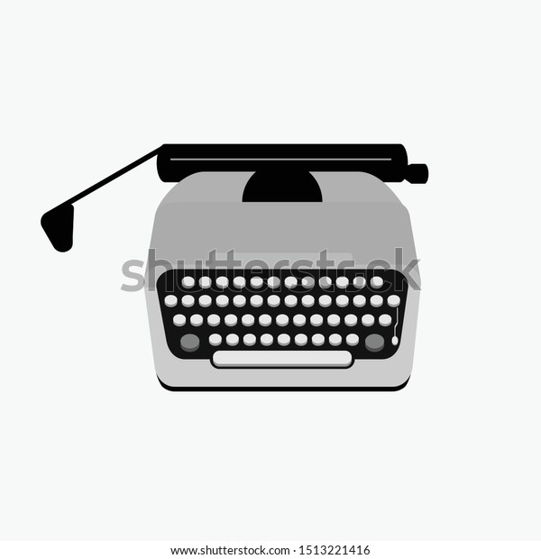 Type Writer Typer Machine Vector Cartoon Stock Vector (Royalty Free ...