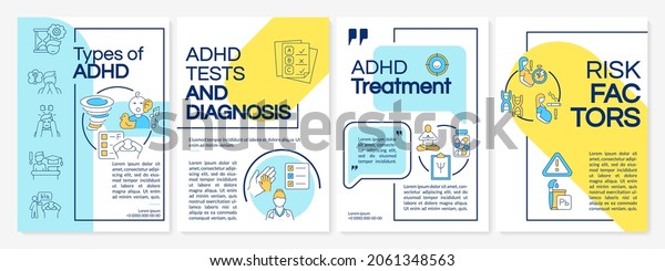 Types Adhd Brochure Template Treatment Risk Stock Vector (Royalty Free ...