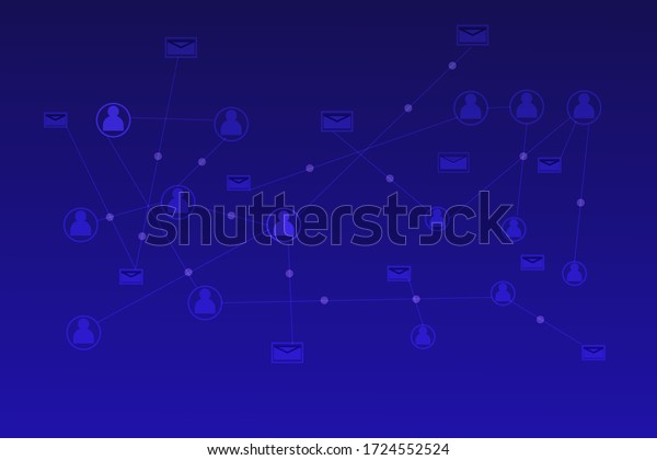Types Internet Connections Communication Illustration Design Stock ...