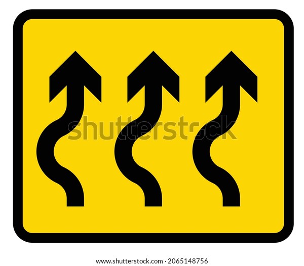 Typical Variants Road Signs United Kingdom Stock Vector (Royalty Free ...