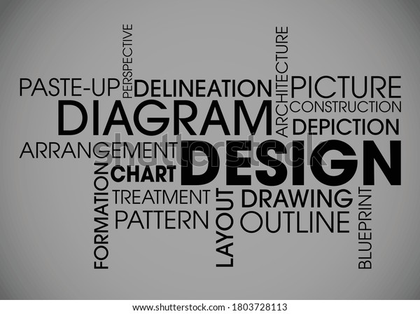 Typographic Artwork Many Words Design Stock Vector (Royalty Free ...
