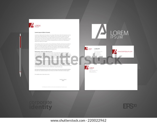 Logo typographique A.Modèle élégant de style : image vectorielle de ...
