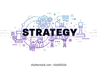 Typographic Technology Design Modern Lettering Set Stock Vector ...