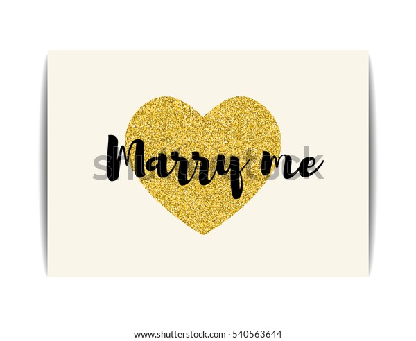 Typographic Wedding Card Love Symbol Marry Stock Vector (Royalty Free ...
