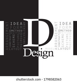 Typography Artwork Design Synonym Words Stock Vector (Royalty Free ...