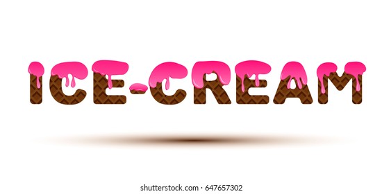 Sweet Candy Hand Drawn Lettering Alphabet Stock Vector (Royalty Free ...