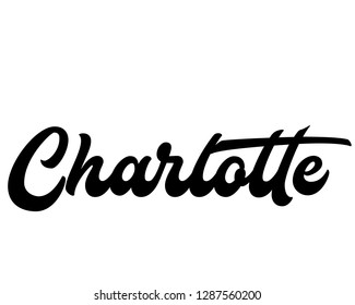 163 Charlotte name graphic Images, Stock Photos & Vectors | Shutterstock